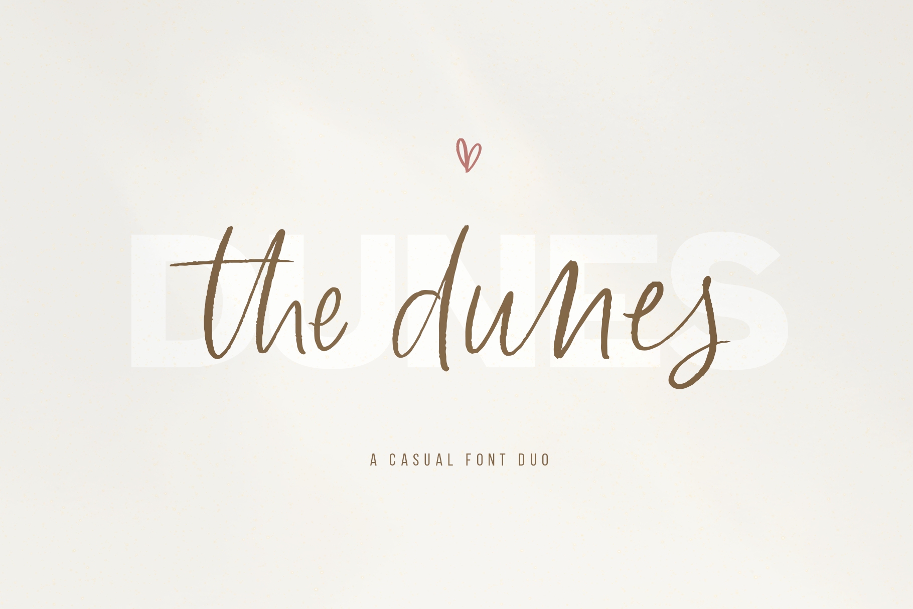 The Dunes | Script Serif Font Duo, a Sans Serif Font by KA Designs