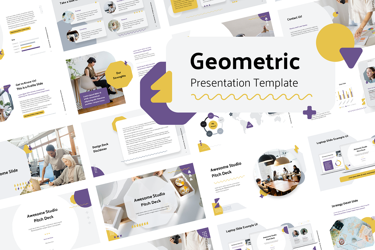 Geometric - Google Slides Template, a Presentation Template by chio ...