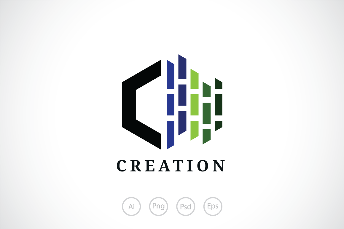 Creation C Logo Template | Branding & Logo Templates ~ Creative Market
