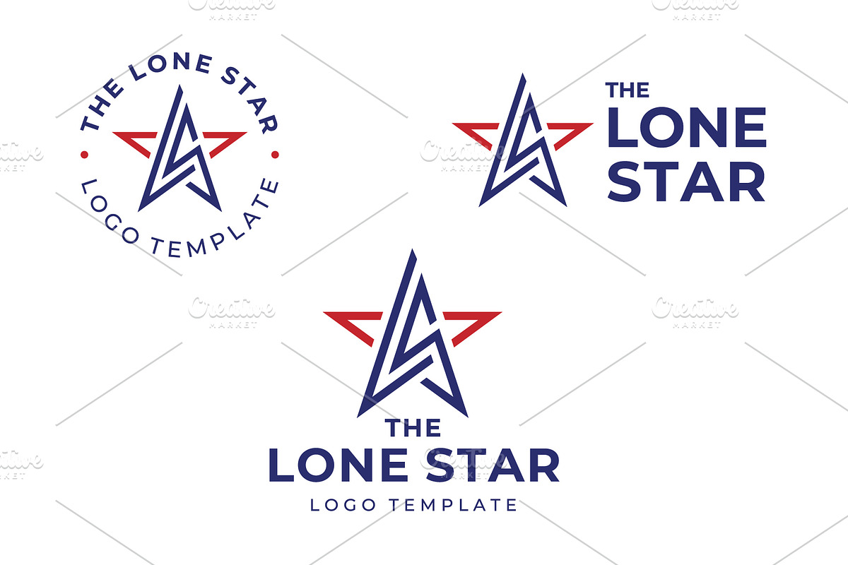 Letter L S Lone Star Texas Logo, a Branding & Logo Template by Enola99d