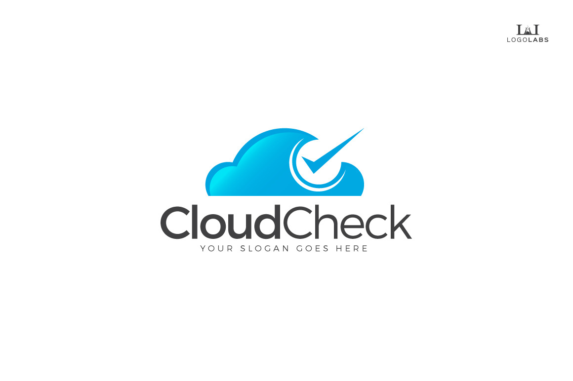 Cloud Check Logo, a Branding & Logo Template by LogoLabs