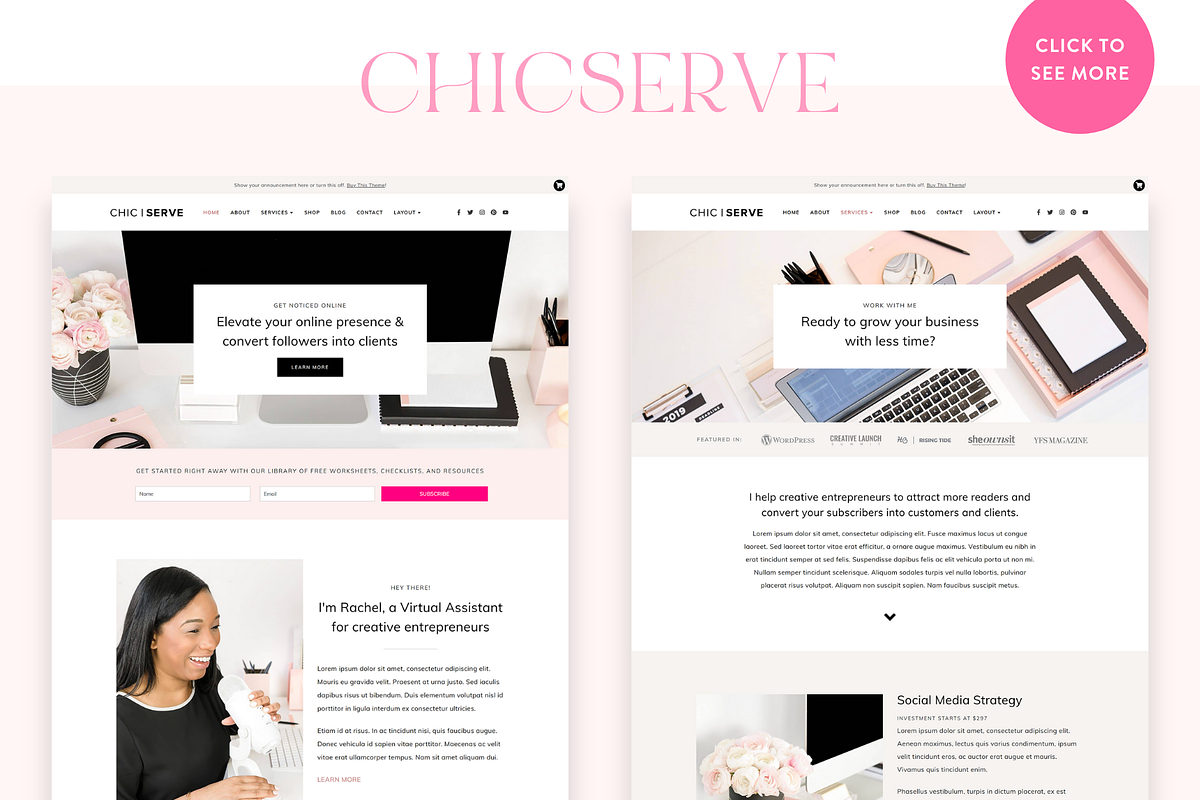 ChicServe Elementor WordPress Theme
