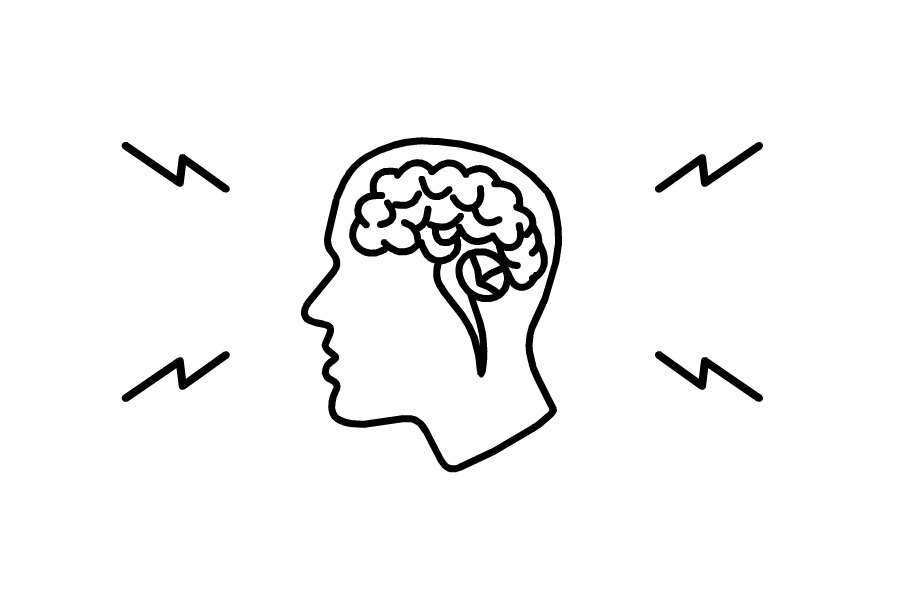 Animation Human Brain Monoline, a Graphic by patrimonio