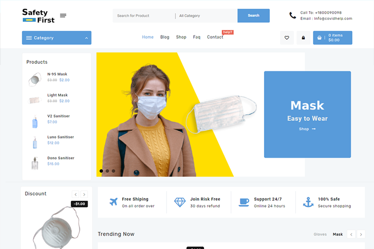 Open Shop - eCommerce Theme, a WordPress Template by ThemeHunk