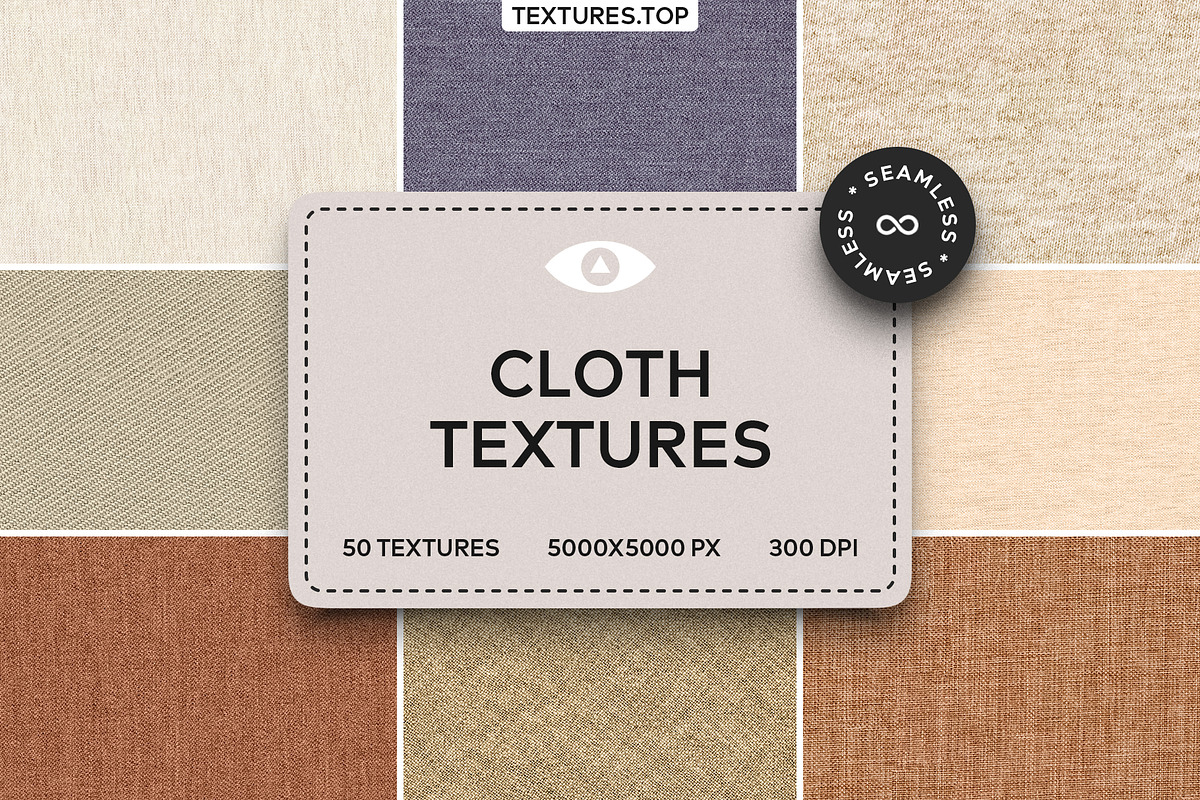 50 Seamless Cloth Texture Pack, a Texture Graphic by Top Textures