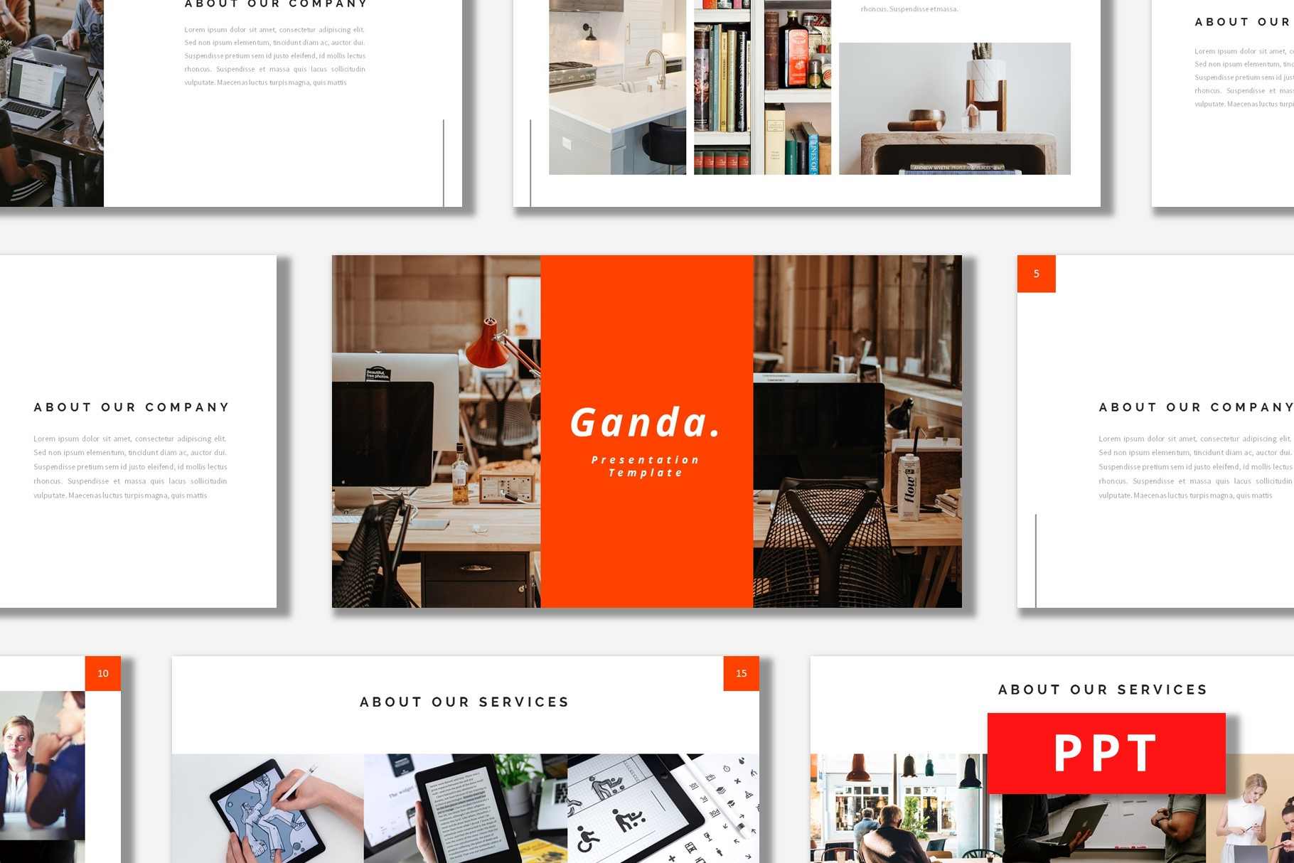 Ganda - Powerpoint Template, a Presentation Template by Tumbuh Kerja
