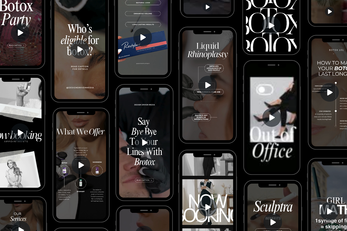 Luxury Botox Filler Instagram Reels | Creative Market