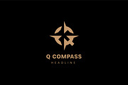 Q compass logo template., a Branding & Logo Template by Anton Akhmatov