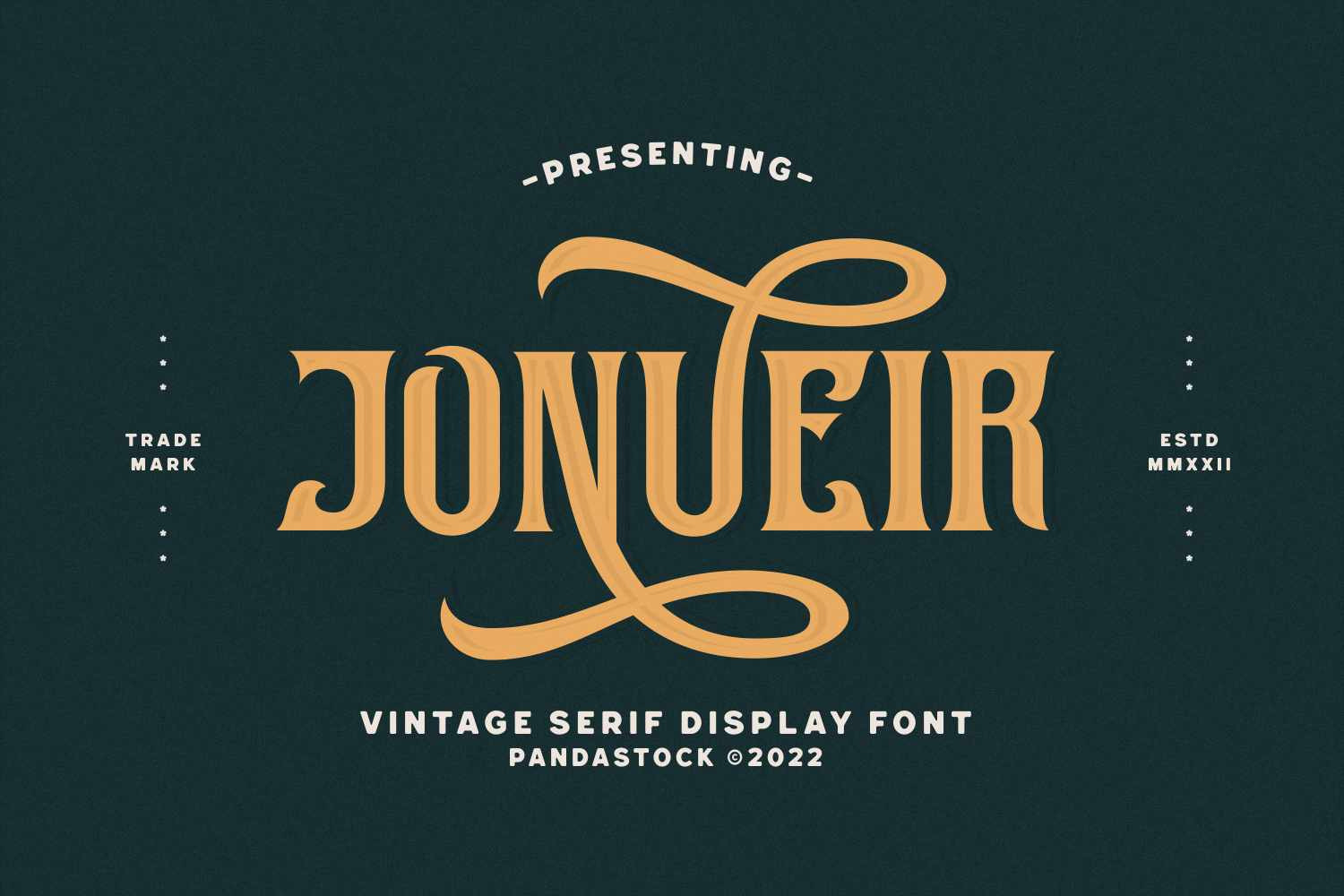 Jonueir - Modern Typeface, a Serif Font by Imoodev