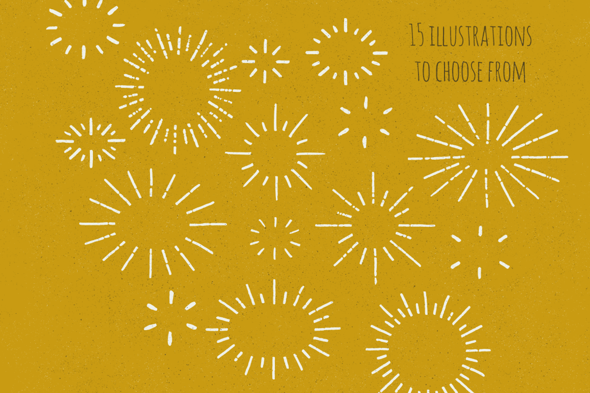 15 Sunburst - By Hand, an Illustration by GhostlyPixels