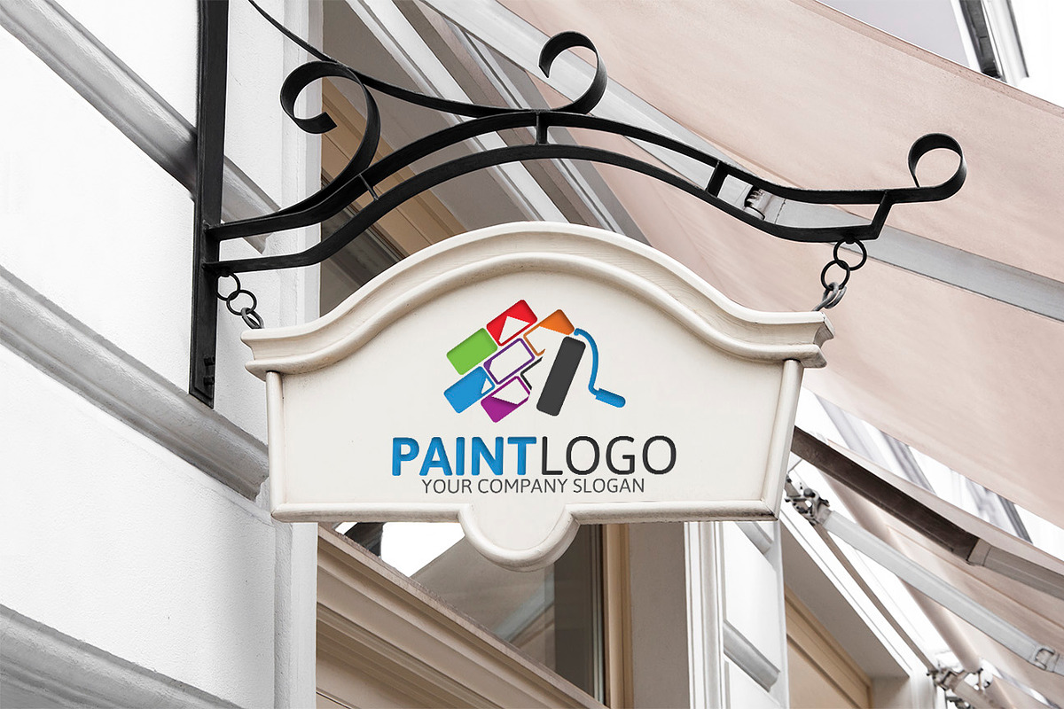 Paint Logo, a Branding & Logo Template by Josuf Media