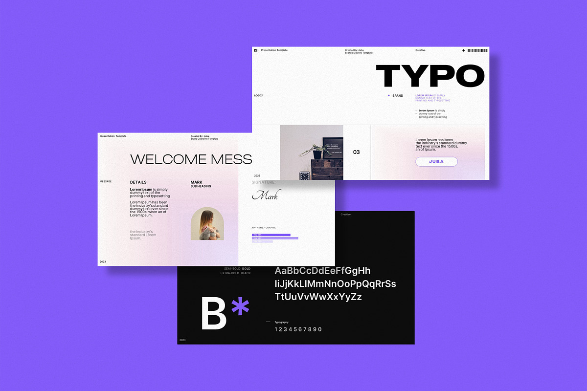 JUBA | Brand Guidelines, a Presentation Template by SparkPro | Creative Market