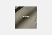 August Logo Kit - Ps Ai Id Eps Canva, a Branding & Logo Template by Aprilea