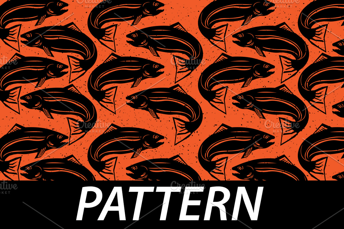 Papercut Style Sushi Elements, a Food Illustration by Astro Circo