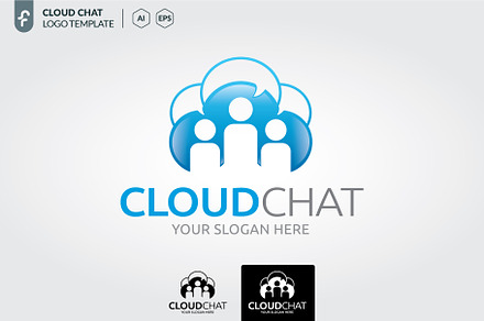 Group Chat Logo | Branding & Logo Templates ~ Creative Market