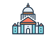 Federal building icon, an Icon by Creative priyanka