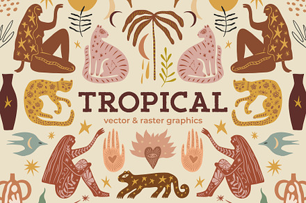 Big bundle of top vector products | Creative Market
