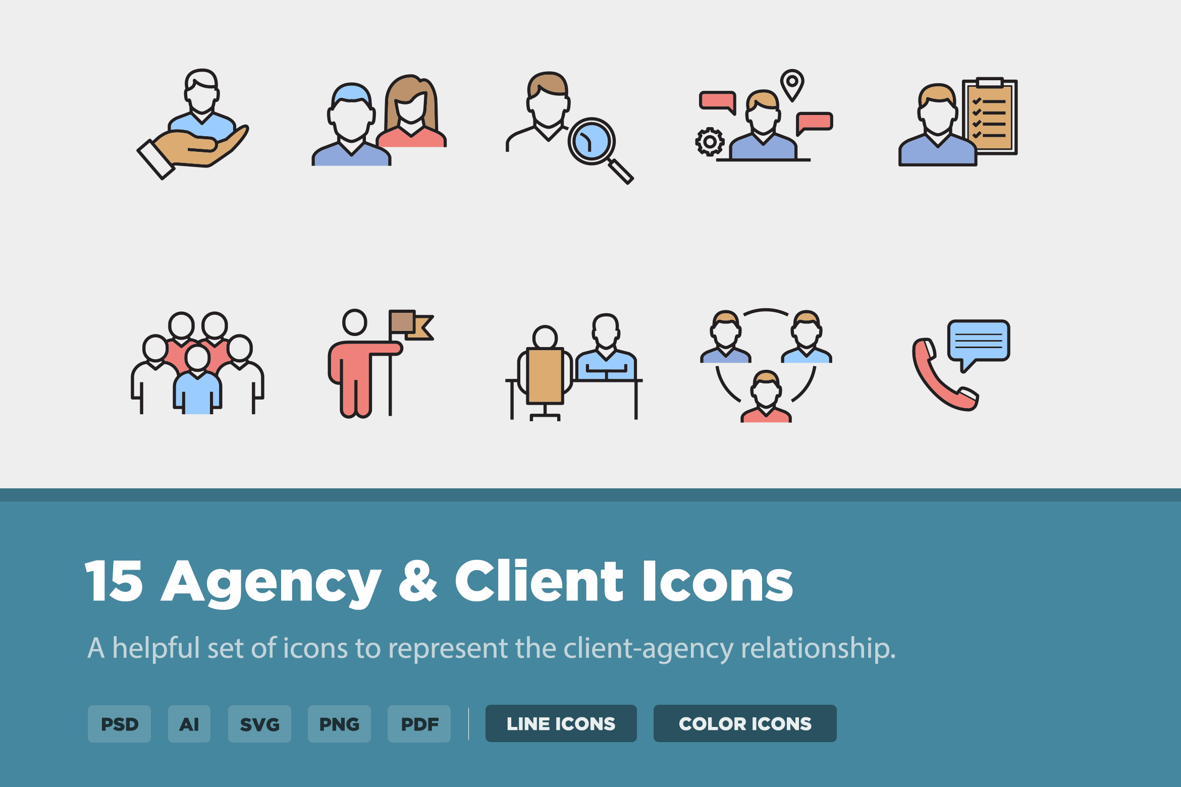 15 Agency & Client Icons, an Icon by Creative VIP | Creative Market