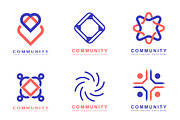Community branding logo design, a Work Illustration by rawpixel