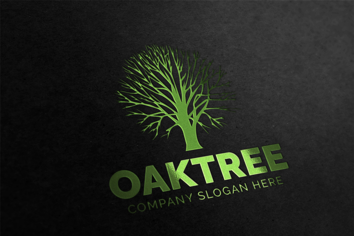 Oak Tree Logo, a Branding & Logo Template by essegraphic