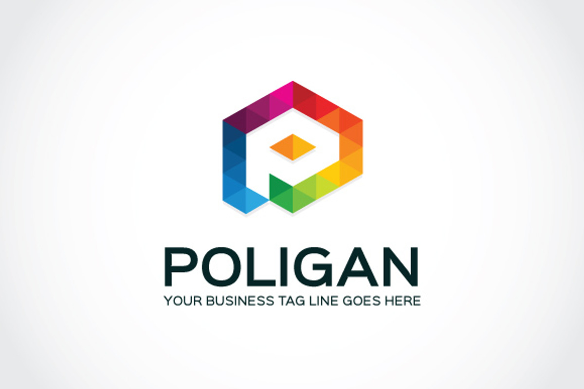 Poligan Logo Template, a Branding & Logo Template by The Branding Fusion