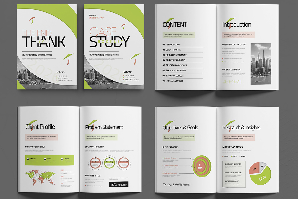 Business Case Study Report Design