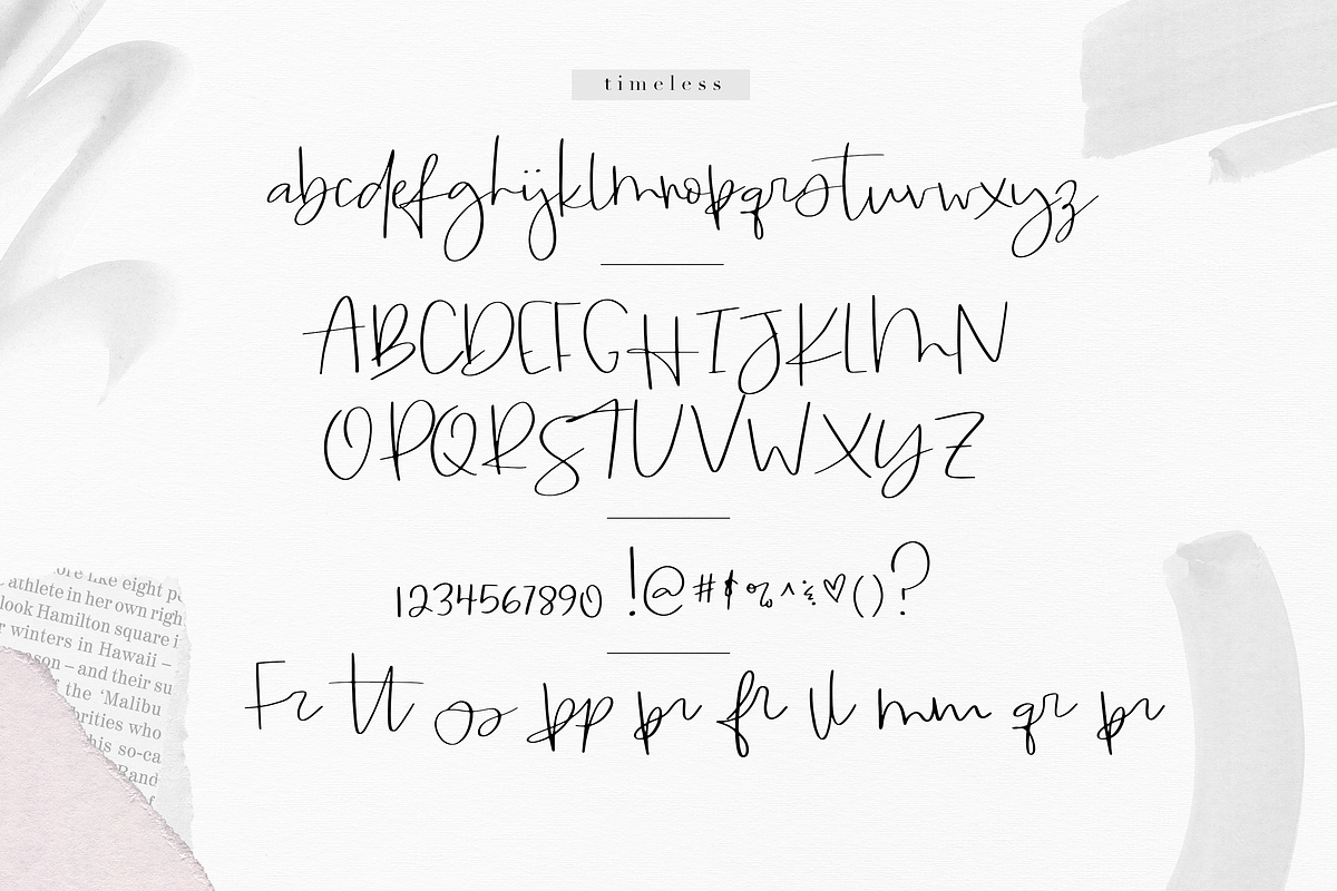Timeless - Handwritten Script Font, a Script Font by KA Designs
