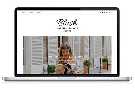 Elegance Clean Blogger Template, a Websites & App Template by bthemez