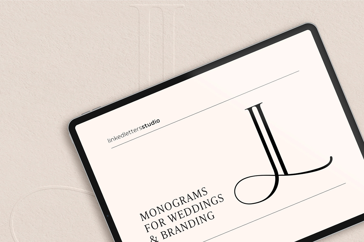 JL monogram logo, a Branding & Logo Template by LINKED LETTERS STUDIO