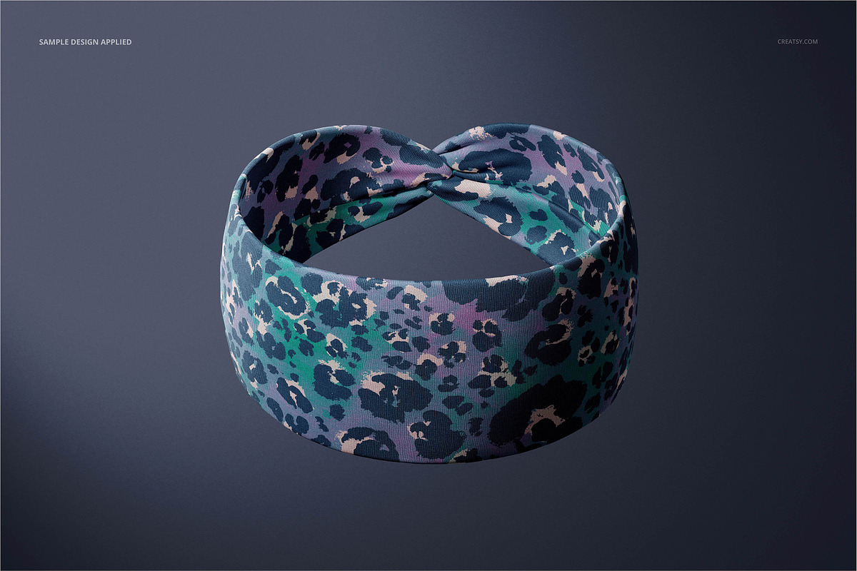 Faux Knot Headband Mockup Set, a Hat Mockup by creatsy5