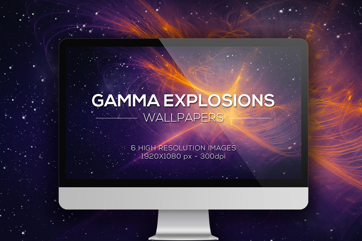 Gamma Explosions Wallpapers, a Texture Graphic by Illusiongraphic