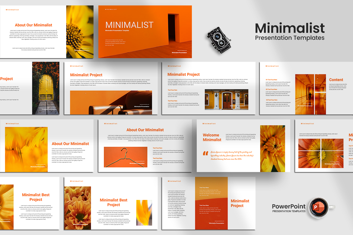 Minimalist - PowerPoint Template, a Presentation Template by QR Design ...