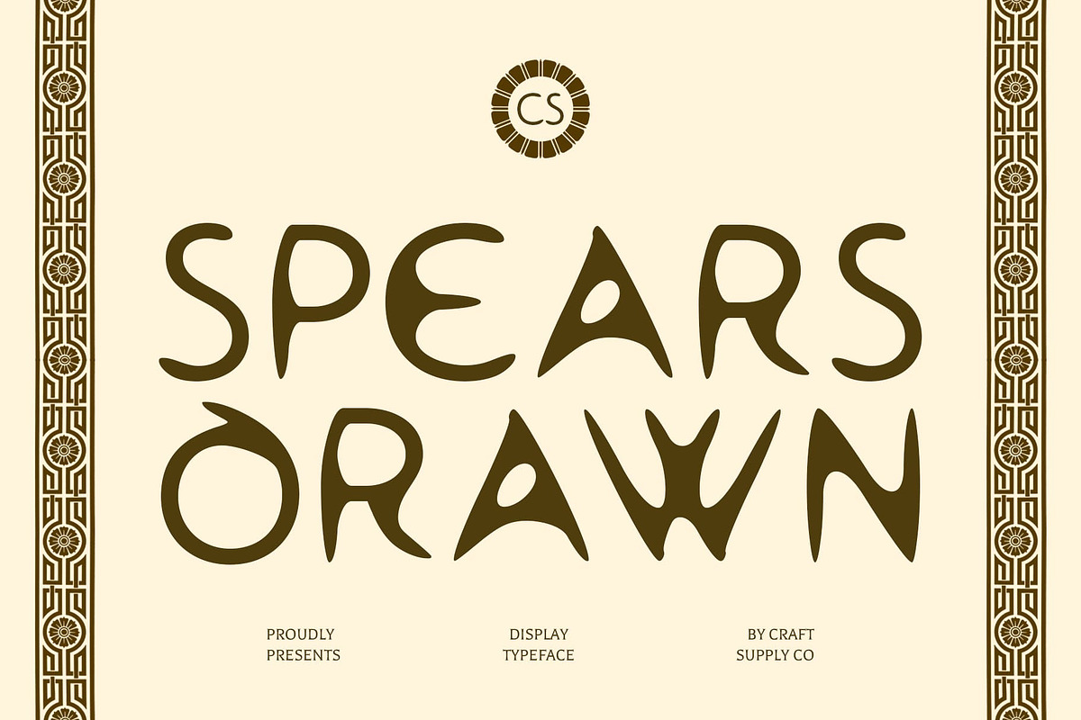 CS Spears Drawn, a Sans Serif Font by Craft Supply Co.