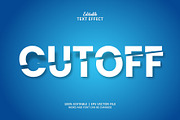 Text Effect Cut Off, a Layer Style Add-On by Navy Graphic