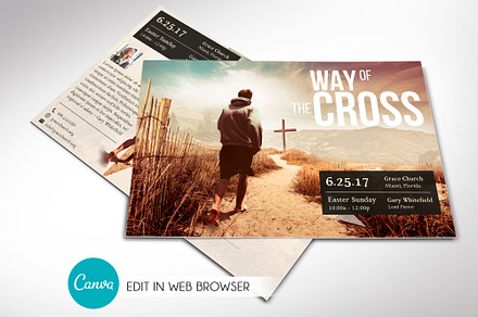 Carry Cross Flyer Template, a Flyer Template by Godserv Designs