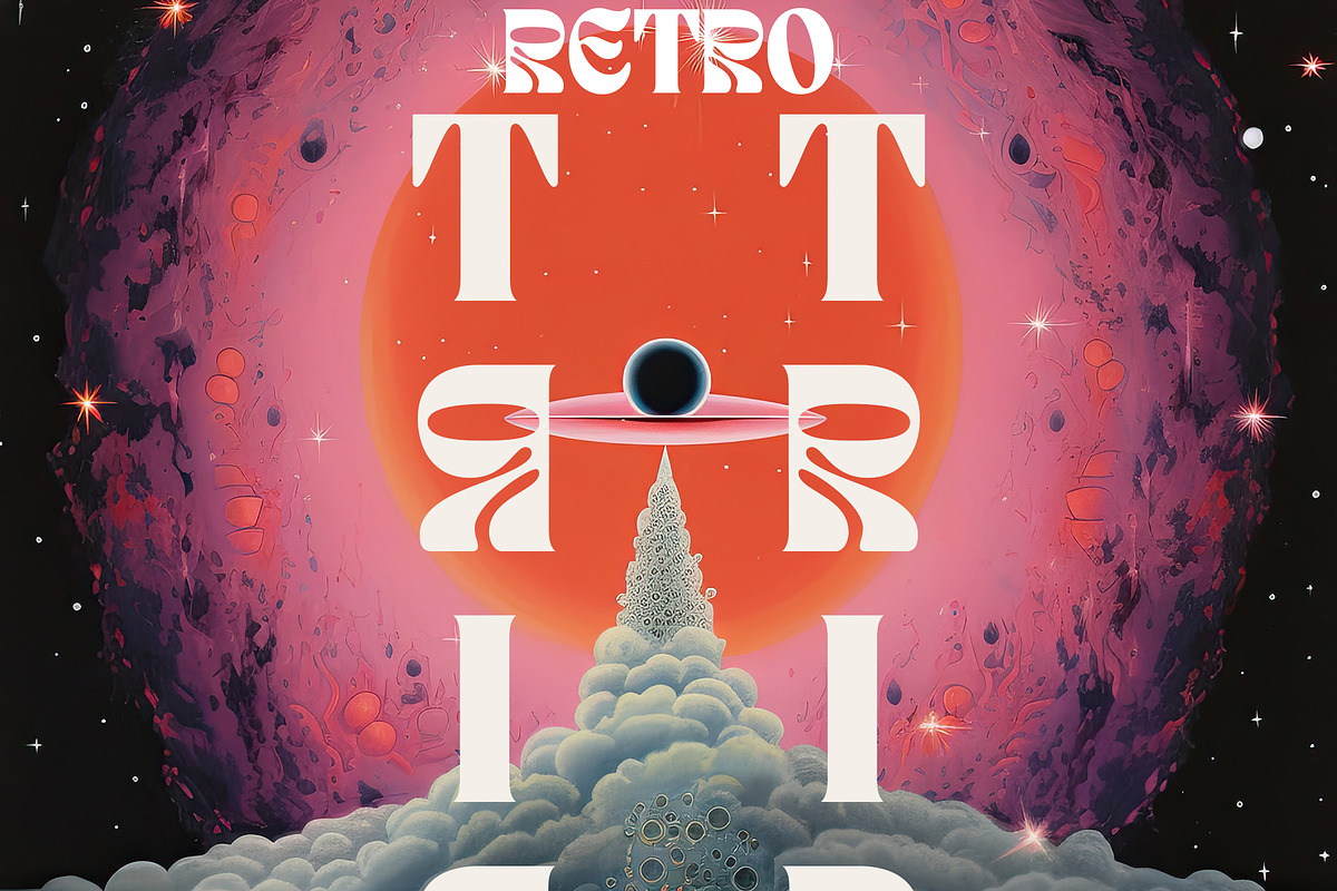 TRIPPY Retro Surreal Collage Prints