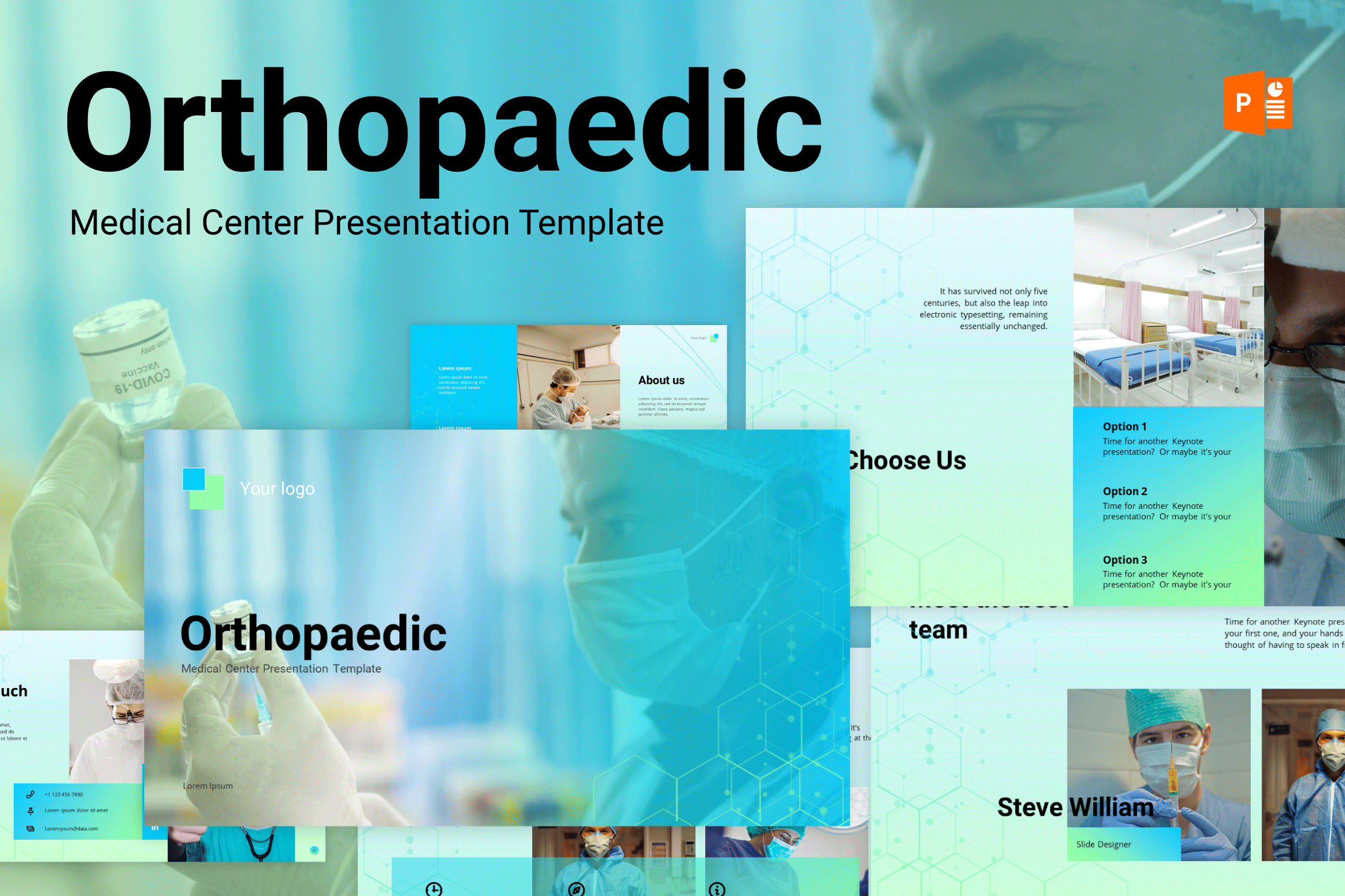 Orthopedic Powerpoint Template, a Presentation Template by Jaruka