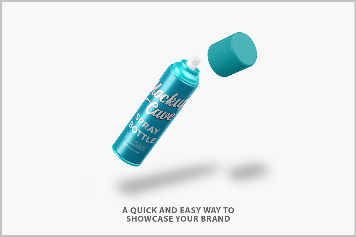 Spray Can Mockup PSD, a Packaging Mockup by Bruno's Shop