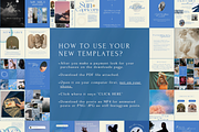 64 Astrology Canva Instagram Posts, a Social Media Template by Story Native