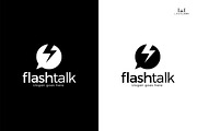 Flash Talk Logo | Branding & Logo Templates ~ Creative Market