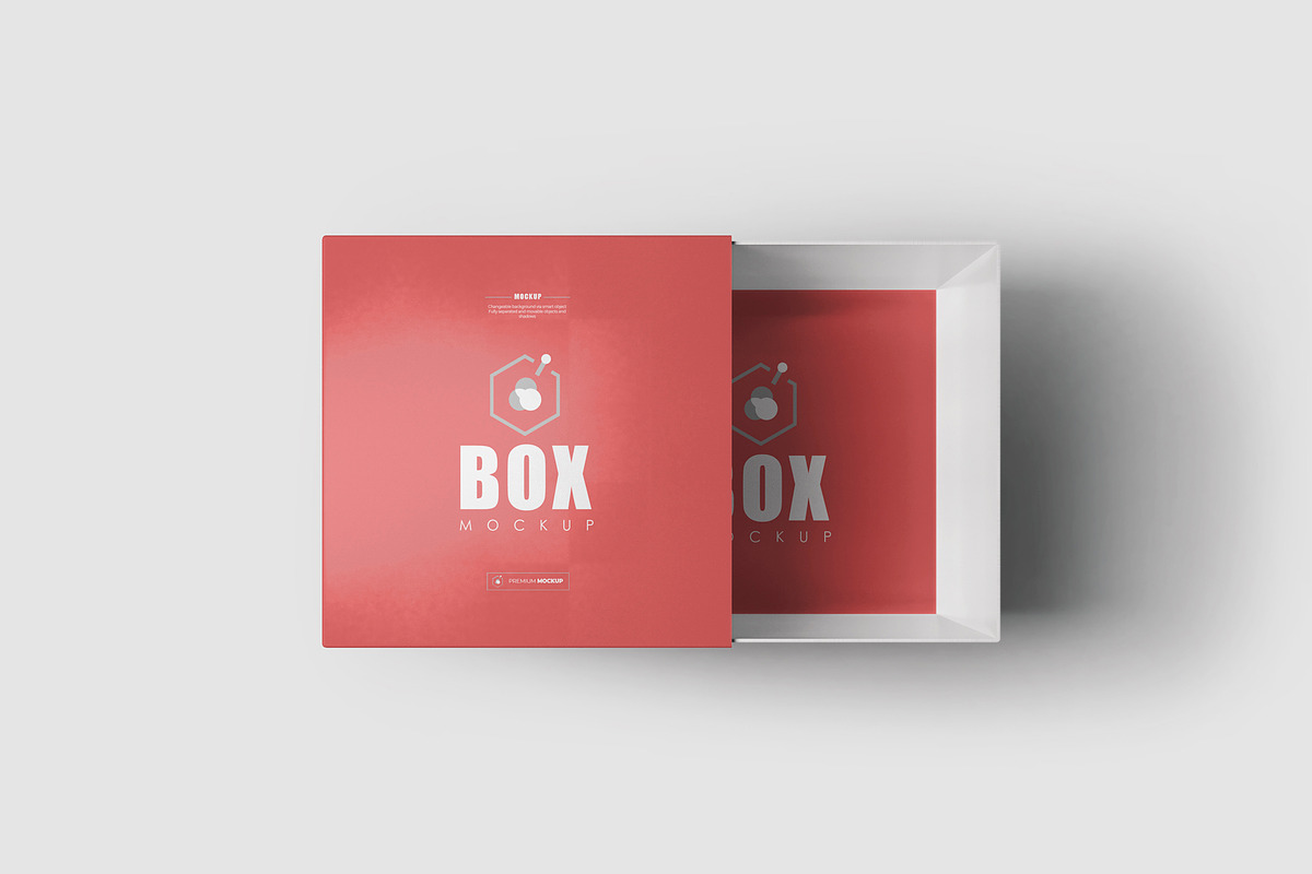 Square Box Mock-up 1, a Cups & Container Mockup by Nevada63