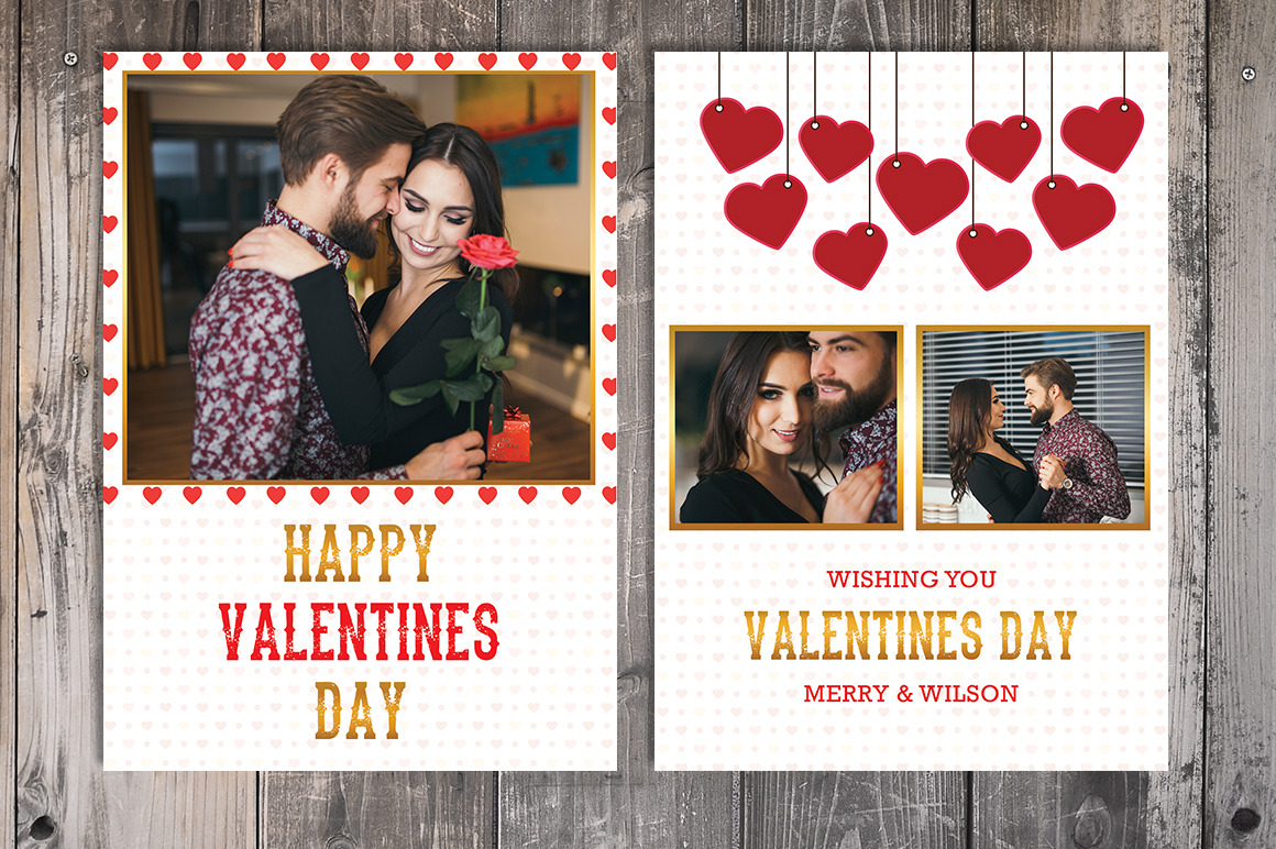 Valentines Day Card Template, a Marketing Template by Madhabi Studio