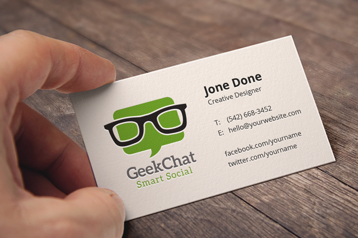 Geek Chat, a Branding & Logo Template by Vectorwins Premium Shop