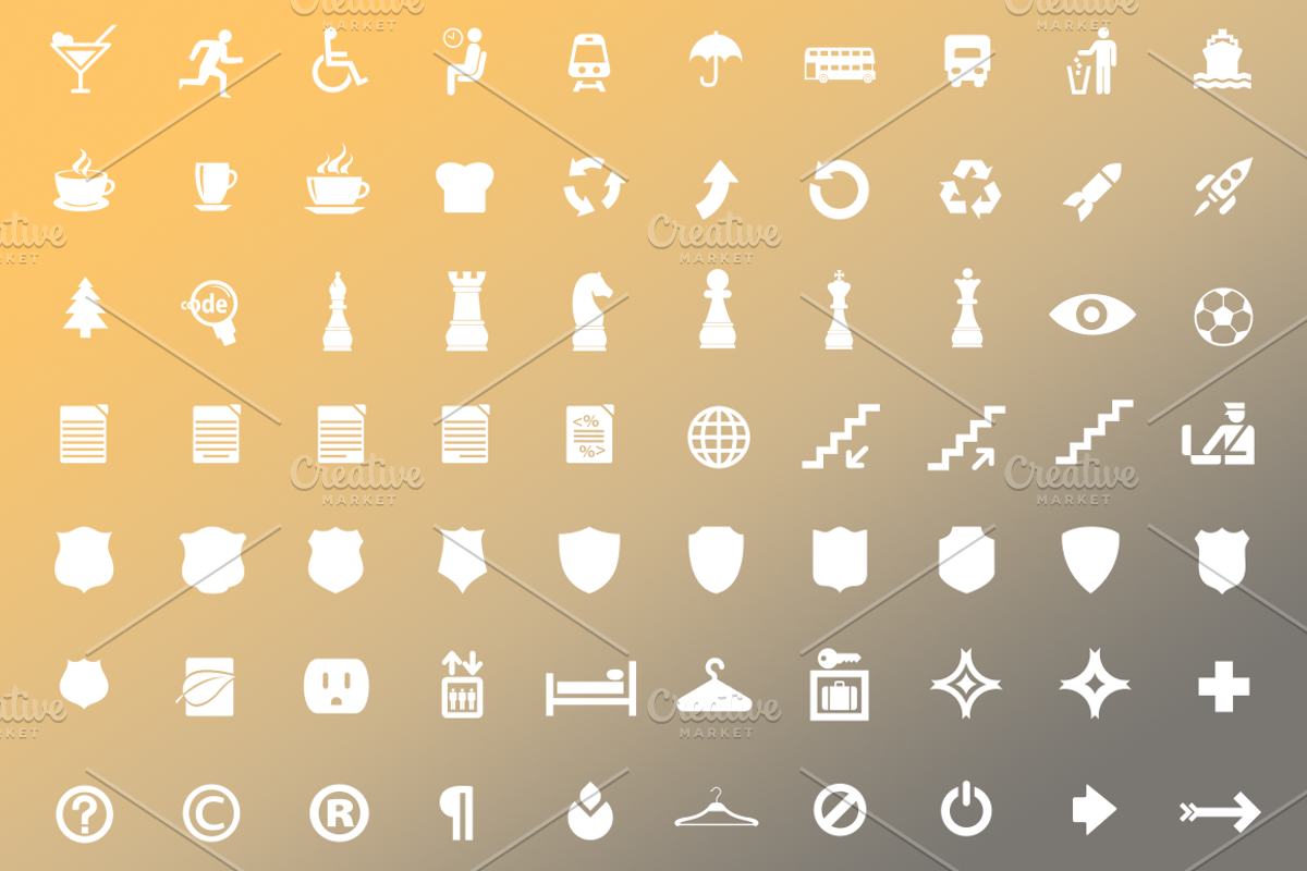 240 Vector Icons Pack, an Icon by Prosymbols