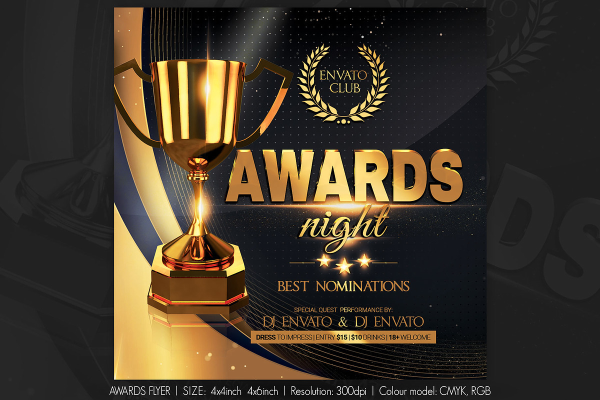 Awards Flyer, a Flyer Template by Artolus
