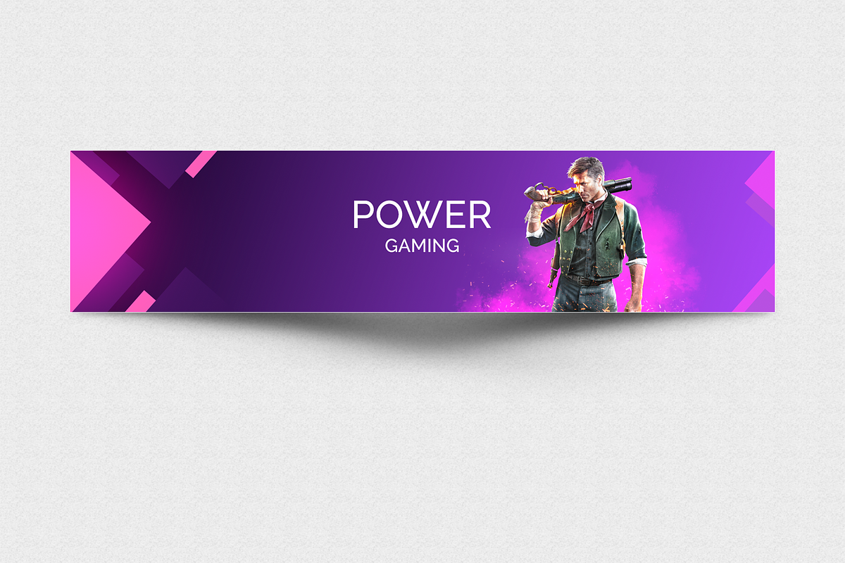 Youtube Gaming Header, a Social Media Template by Jaisivakumar