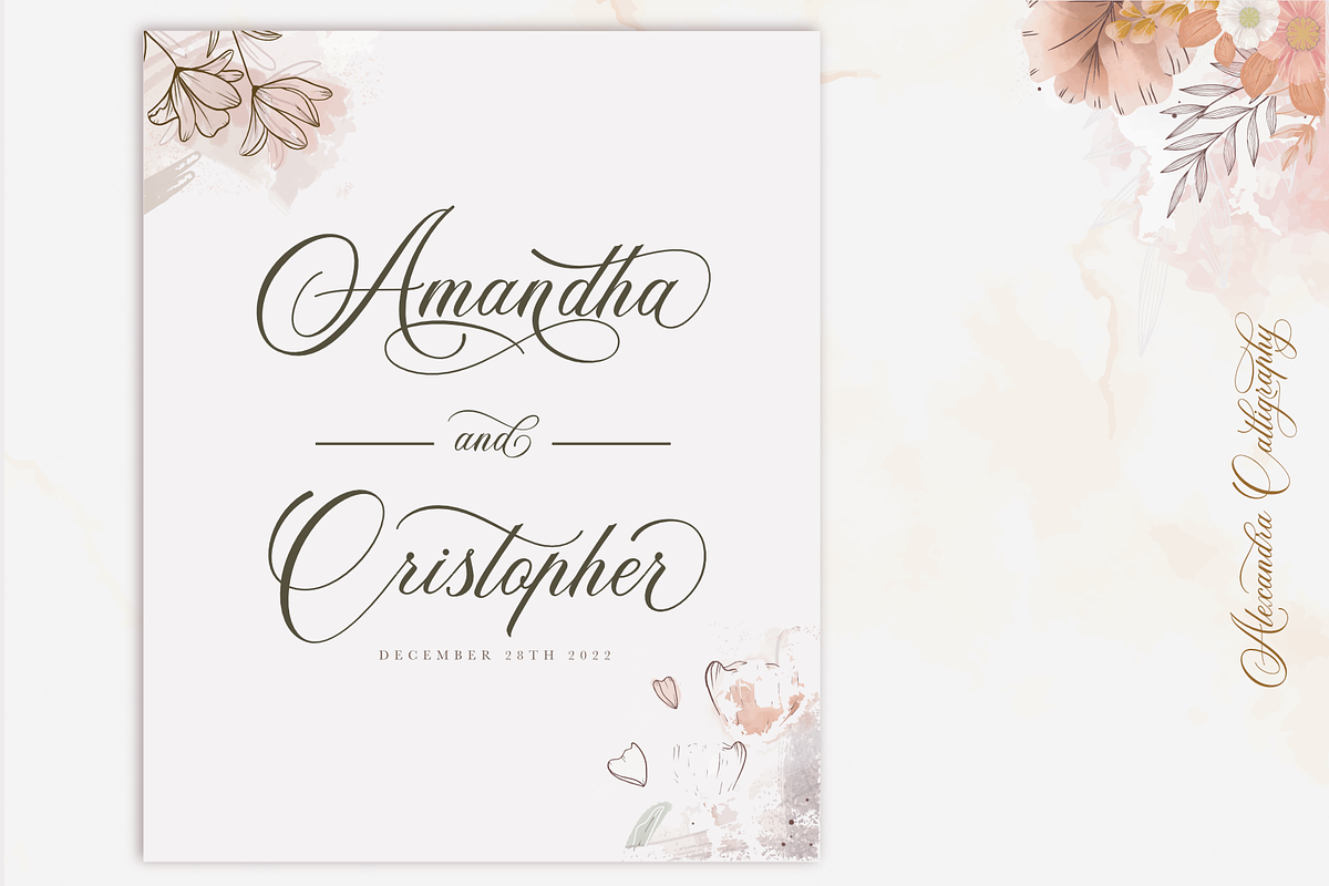 Alexandra Calligraphy | alexander calligraphy, alexandra calligraphy ...