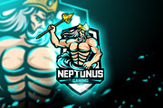 Neptunus Gaming-Mascot & Esport Logo, a Branding & Logo Template by AQR ...