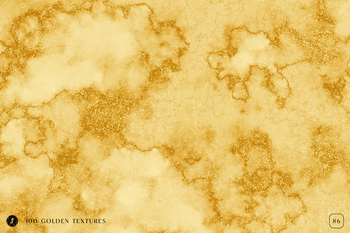 100 Golden Textures, a Texture Graphic by Freezerondigital