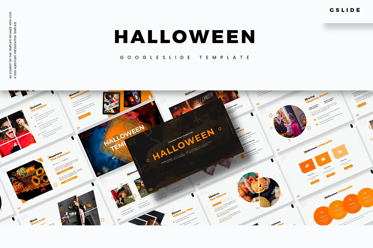 Hallowen - Google Slides Template, a Presentation Template by AQR Studio